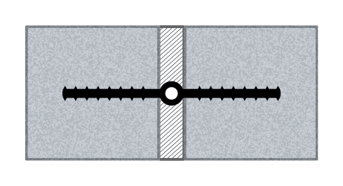 4" x 50' PVC Waterstop, Type 3 | Discount Contractor Supply